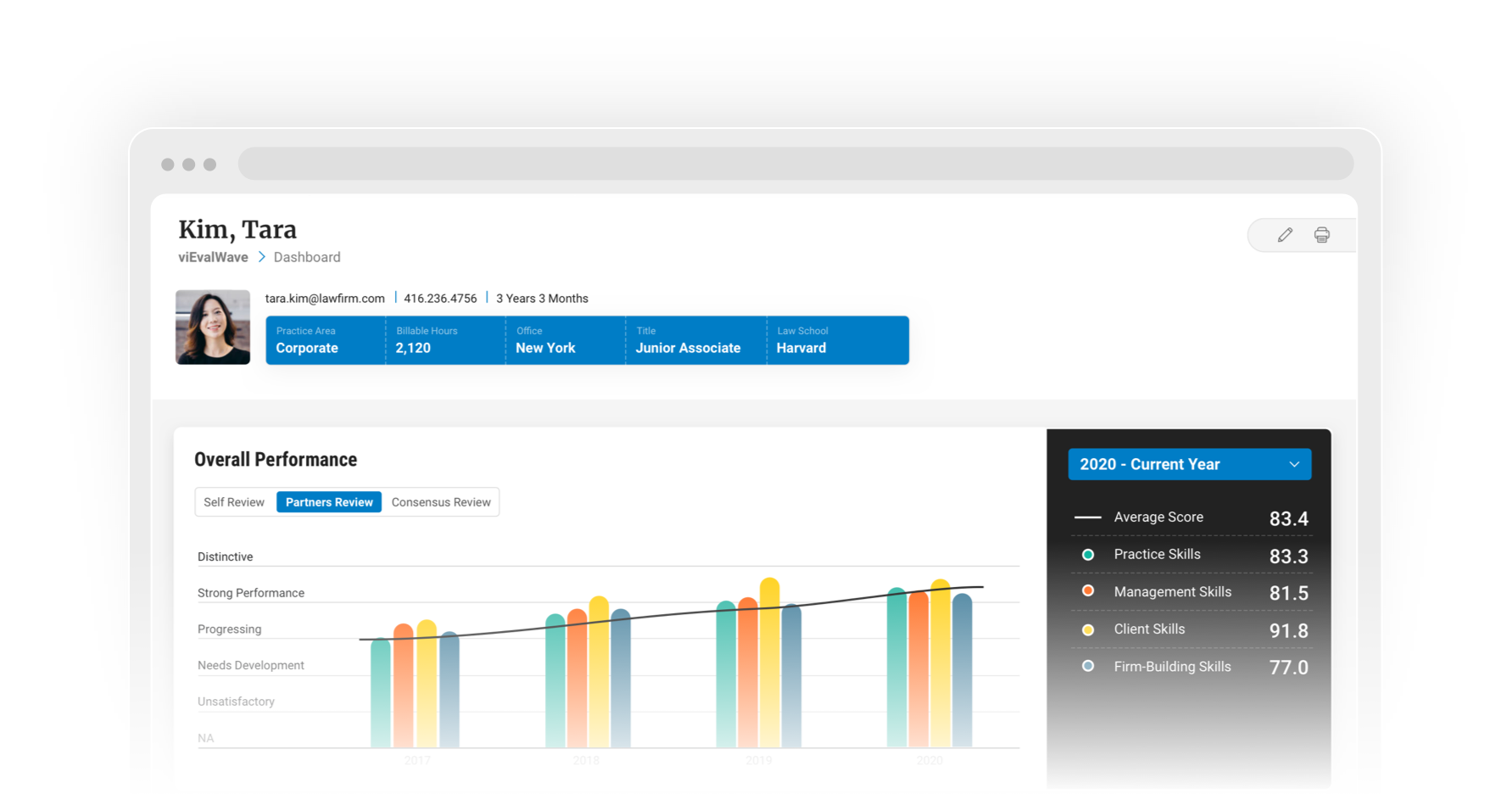 Performance Evaluation Software - vi by Aderant